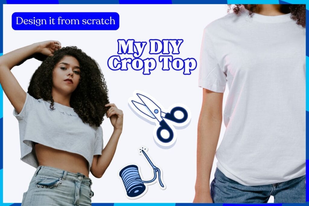 How To Make DIY Crop Tops From Old T-Shirts